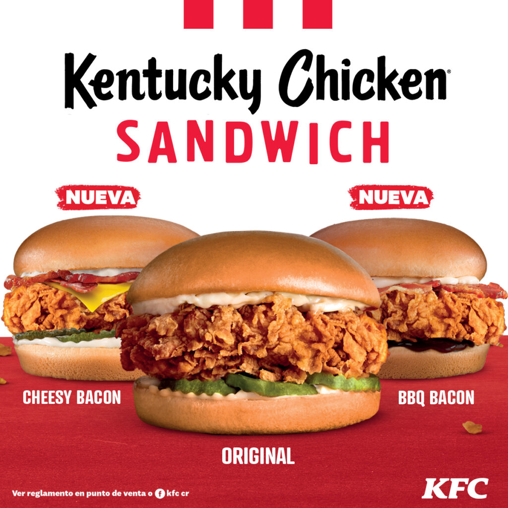 Kentucky Chicken Sándwich regresa con dos nuevos sabores al menú de KFC ...