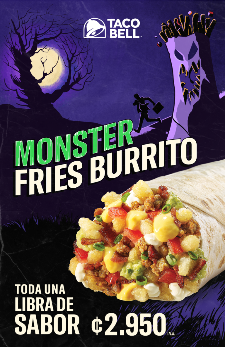 Regresa el Monster Fries Burrito para celebrar Halloween con Taco Bell ...